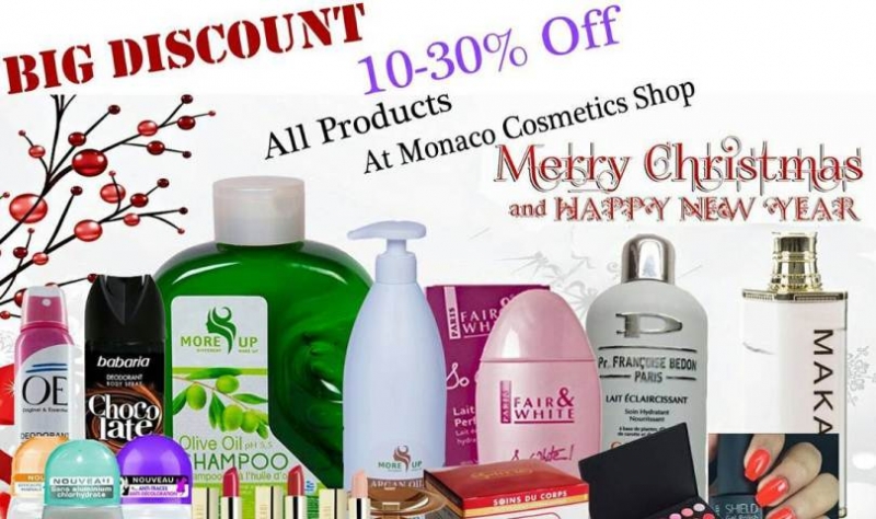 Iduka rya Monaco Cosmetics ryagabanyije ibiciro kugeza kuri 30 % ...