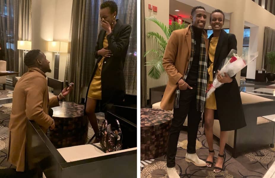 Jay Rwanda yateye ivi yambika umukunzi we impeta-AMAFOTO | InyaRwanda.com