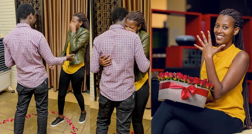 Musafiri Godfrey yambitse umukunzi we impeta y'urukundo atangaza ...