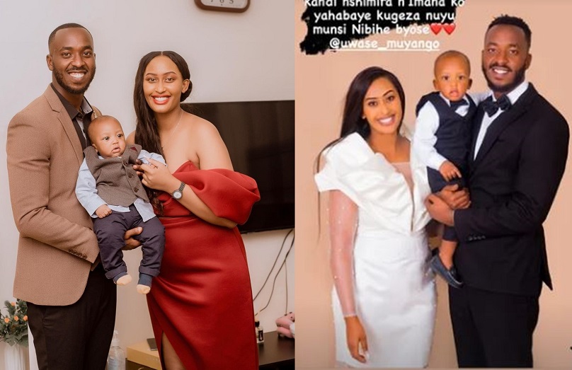 Mu magambo ateye ubwuzu Miss Muyango na Kimenyi Yves bifurije is ...