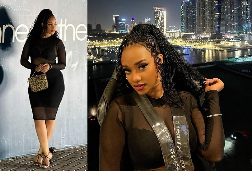 Ndi mwiza! Shaddyboo yivuze ibigwi anerekana ari muri resitora i ...