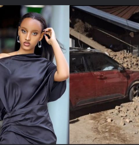 Miss Muheto Divine yakoze impanuka Imana ikinga ukuboko | InyaRwanda.com