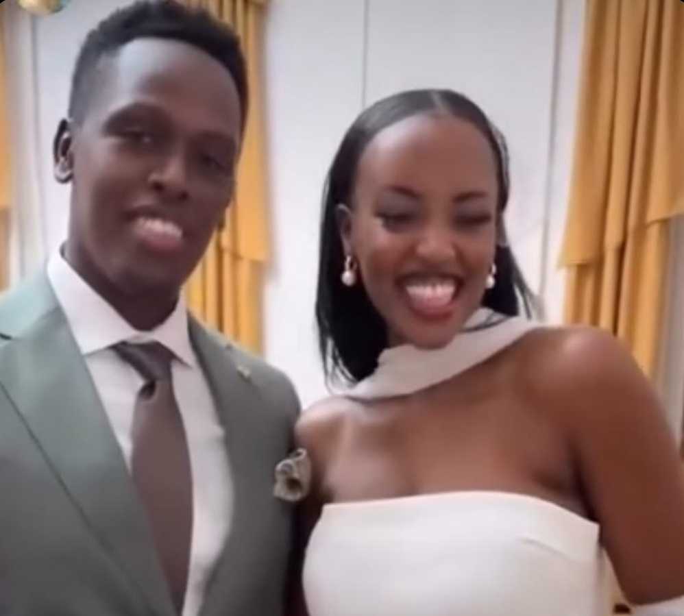 Egide Fox watandukanye na Miss Aurore yasezeranye imbere y'amate ...