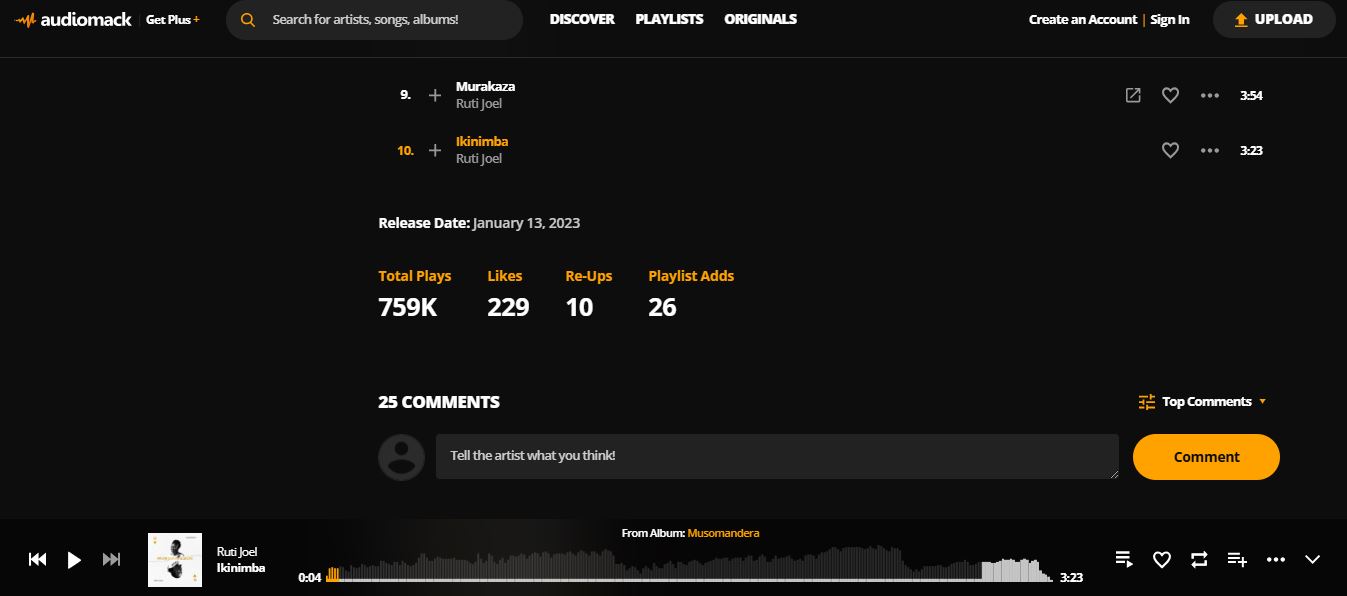 Juno Kizigenza arayoboye! Abahanzi 10 bafite Album zimaze kumvwa ...